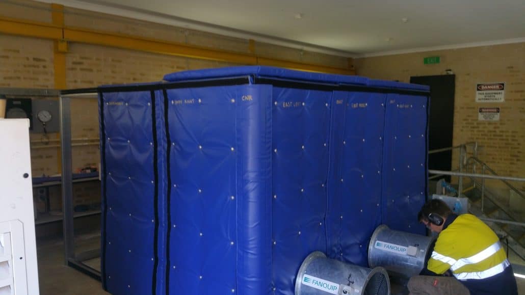 Relief from noisy pumps at Water Corp | Quash Soundproofing